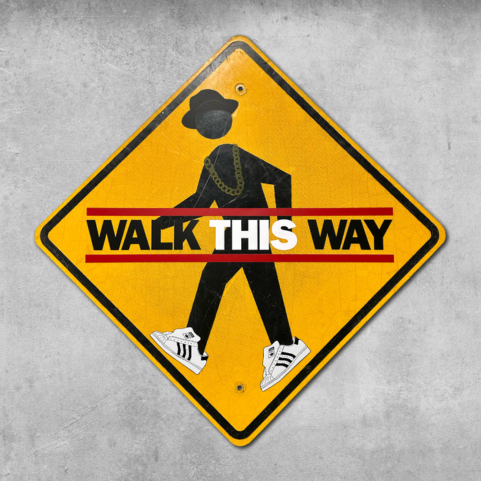 Original Rock'n'Road Sign – Walk This Way